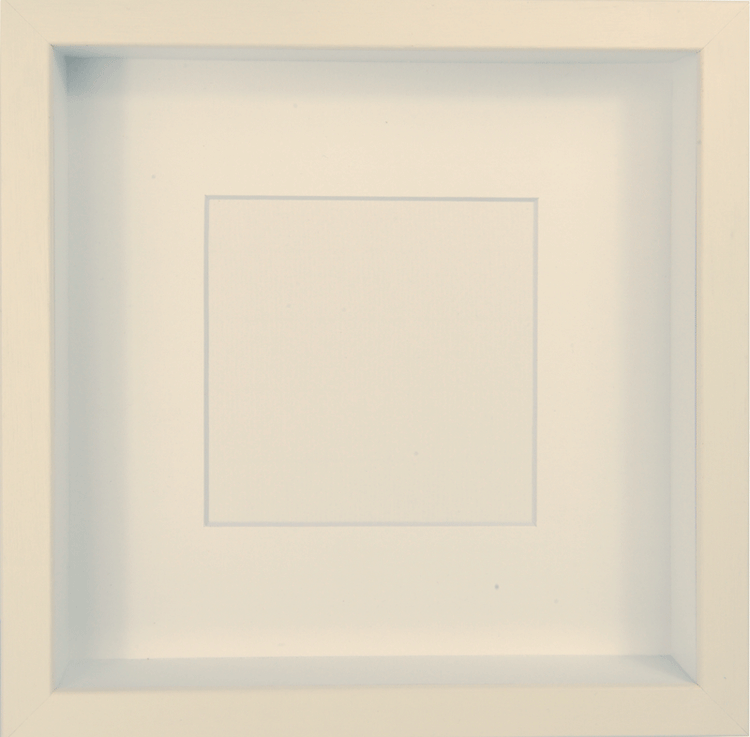 2044 Deep Rib Frame Size - 229 x 229mm - White - Pack of 6 frames (New ...